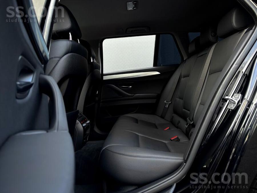 Black BMW 535 2014 in Riga, with an engine capacity of 3.00 L and mileage of 288 thousand km for 11900 €, photo 10 on AUTOMOTO.COM.LV