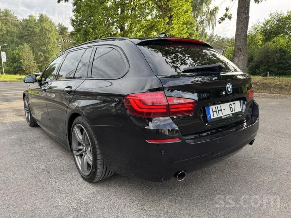 Black BMW 535 2014 in Riga, with an engine capacity of 3.00 L and mileage of 260 thousand km for 15500 €, photo 5 on AUTOMOTO.COM.LV