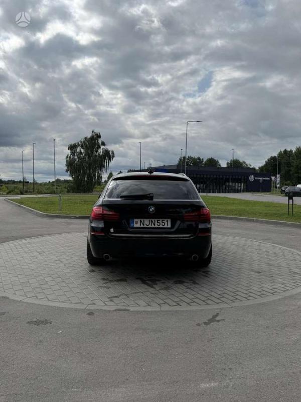 Black BMW 535 2014 in Vilnius, with an engine capacity of 2.99 L and mileage of 221 thousand km for 12990 €, photo 6 on AUTOMOTO.COM.LV