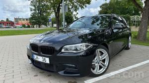 Black BMW 535 2014 in Riga, with an engine capacity of 3.00 L and mileage of 284 thousand km for 15000 €, photo  on AUTOMOTO.COM.LV