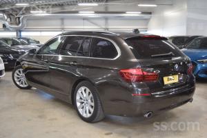 Black BMW 535 2014 in Riga, with an engine capacity of 3.00 L and mileage of 218 thousand km for 13900 €, photo 3 on AUTOMOTO.COM.LV