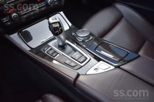 Black BMW 535 2014 in Riga, with an engine capacity of 3.00 L and mileage of 218 thousand km for 13900 €, photo 6 on AUTOMOTO.COM.LV