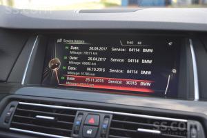 Black BMW 535 2014 in Riga, with an engine capacity of 3.00 L and mileage of 218 thousand km for 13900 €, photo 8 on AUTOMOTO.COM.LV
