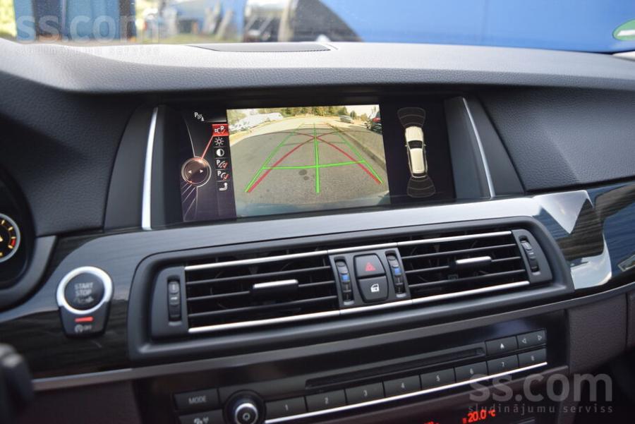 Black BMW 535 2014 in Riga, with an engine capacity of 3.00 L and mileage of 218 thousand km for 13900 €, photo 11 on AUTOMOTO.COM.LV