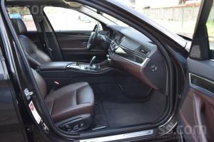 Black BMW 535 2014 in Riga, with an engine capacity of 3.00 L and mileage of 218 thousand km for 13900 €, photo 16 on AUTOMOTO.COM.LV