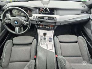 Black BMW 535 2014 in Mazeikiai, with an engine capacity of 2.99 L and mileage of 207 thousand km for 12500 €, photo 5 on AUTOMOTO.COM.LV