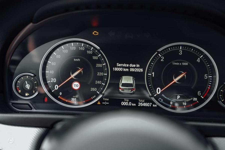 Melns BMW 535 2014 Kauņa, ar dzinēja tilpumu 2.99 L un nobraukumu 265 tūkst. km par 6500 €, foto 13 vietnē AUTOMOTO.COM.LV