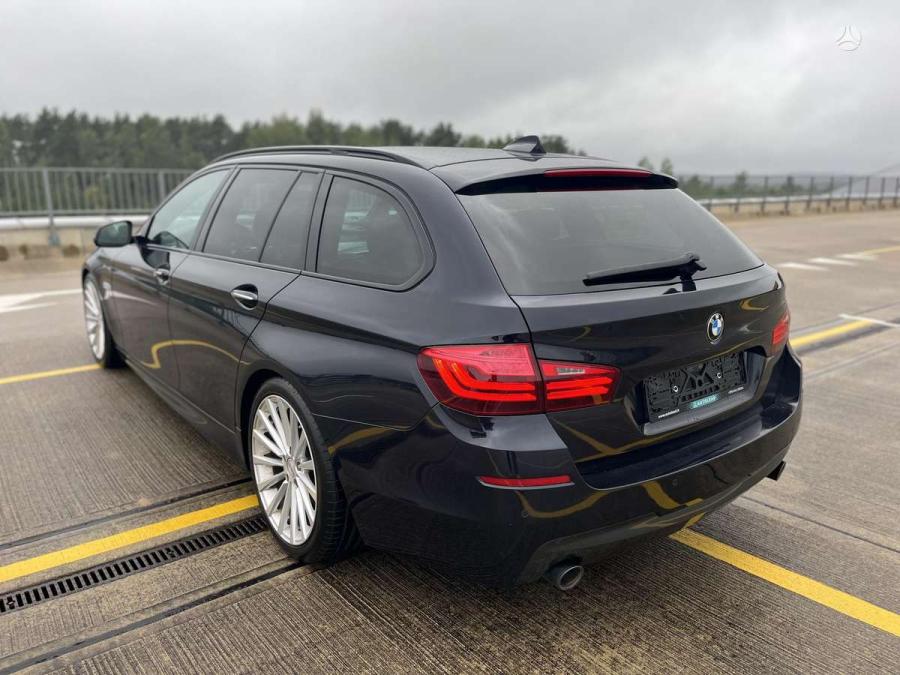 Black BMW 535 2014 in Vilnius, with an engine capacity of 2.99 L and mileage of 258 thousand km for 11999 €, photo 6 on AUTOMOTO.COM.LV