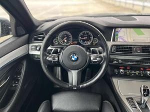 Black BMW 535 2014 in Vilnius, with an engine capacity of 2.99 L and mileage of 258 thousand km for 11999 €, photo 19 on AUTOMOTO.COM.LV