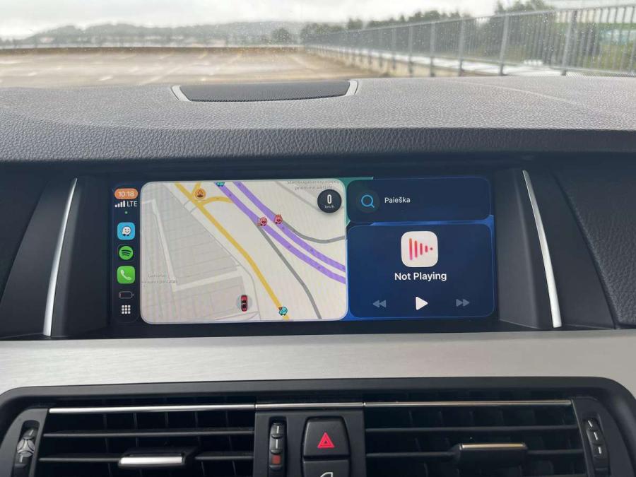 Black BMW 535 2014 in Vilnius, with an engine capacity of 2.99 L and mileage of 258 thousand km for 11999 €, photo 21 on AUTOMOTO.COM.LV