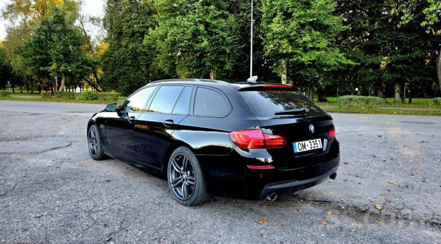 Black BMW 535 2014 in Liepaja, with an engine capacity of 3.00 L and mileage of 304 thousand km for 14000 €, photo 5 on AUTOMOTO.COM.LV
