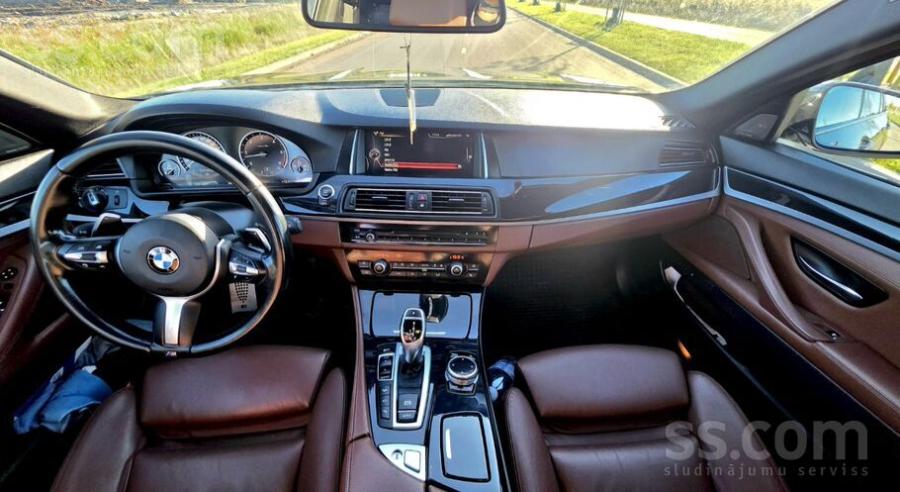Black BMW 535 2014 in Liepaja, with an engine capacity of 3.00 L and mileage of 304 thousand km for 14000 €, photo 6 on AUTOMOTO.COM.LV