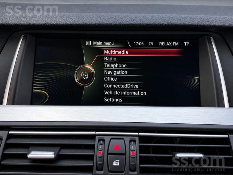 Melns BMW 535 2014 Rīga, ar dzinēja tilpumu 3.00 L un nobraukumu 288 tūkst. km par 12400 €, foto 16 vietnē AUTOMOTO.COM.LV