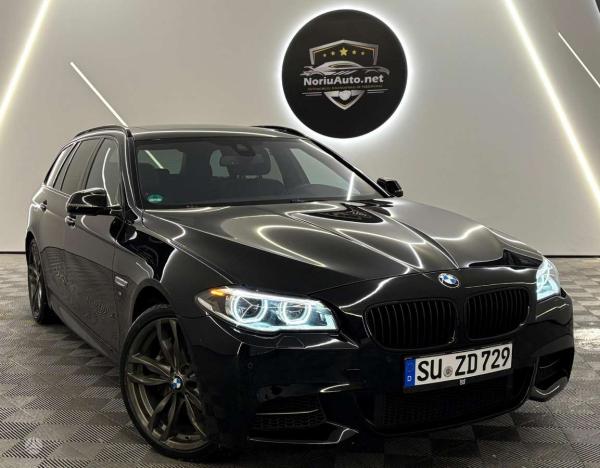 Black BMW 535 2015 in Marijampole, with an engine capacity of 2.99 L and mileage of 254 thousand km for 13650 €, photo 1 on AUTOMOTO.COM.LV