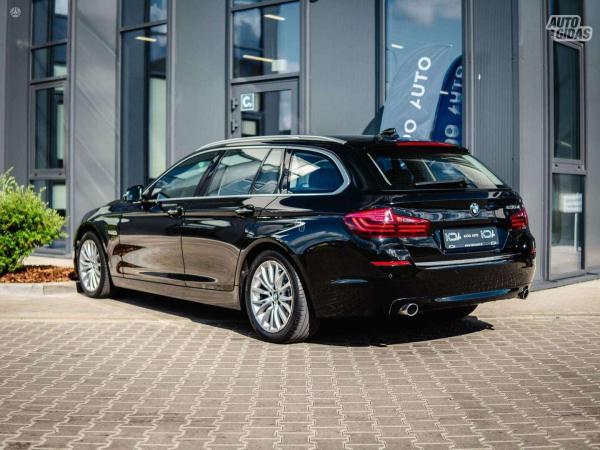 Black BMW 535 2015 in Marijampole, with an engine capacity of 3.00 L and mileage of 337 thousand km for 10650 €, photo 6 on AUTOMOTO.COM.LV