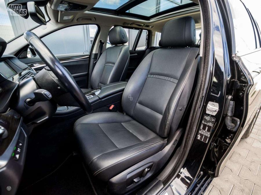 Black BMW 535 2015 in Marijampole, with an engine capacity of 3.00 L and mileage of 337 thousand km for 10650 €, photo 22 on AUTOMOTO.COM.LV