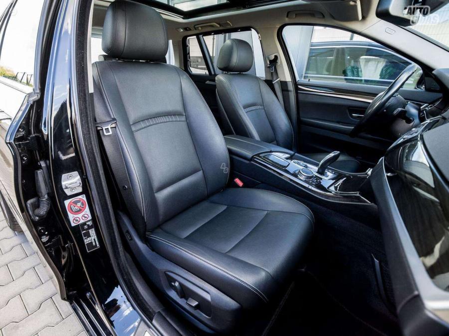 Black BMW 535 2015 in Marijampole, with an engine capacity of 3.00 L and mileage of 337 thousand km for 10650 €, photo 35 on AUTOMOTO.COM.LV