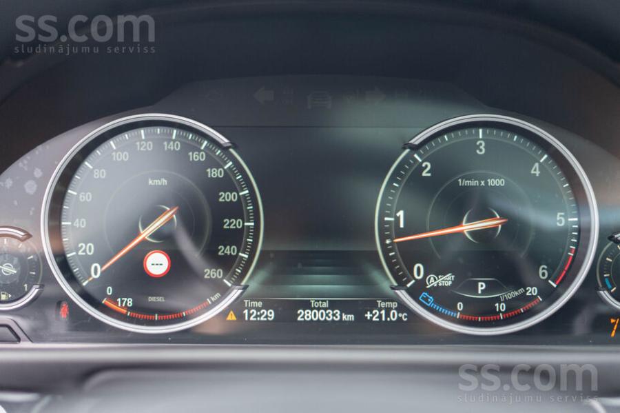 Melns BMW 535 2015 Rīga, ar dzinēja tilpumu 3.00 L un nobraukumu 280 tūkst. km par 12990 €, foto 17 vietnē AUTOMOTO.COM.LV