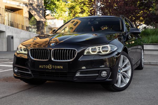 Black BMW 535 2015 in Riga, with an engine capacity of 3.00 L and mileage of 280 thousand km for 12990 €, photo 1 on AUTOMOTO.COM.LV