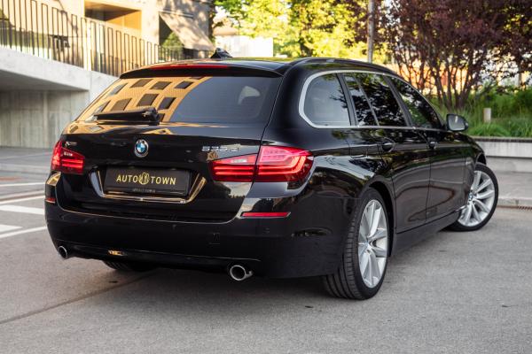 Black BMW 535 2015 in Riga, with an engine capacity of 3.00 L and mileage of 280 thousand km for 12990 €, photo 5 on AUTOMOTO.COM.LV