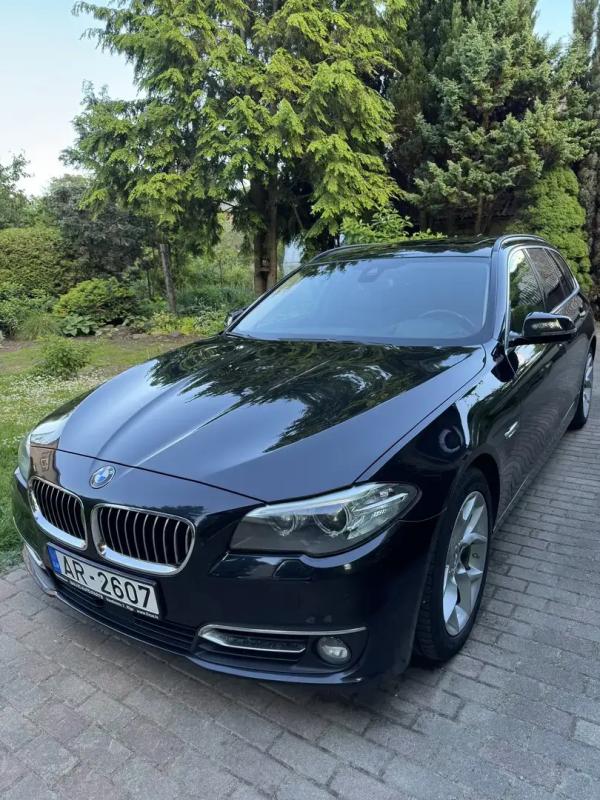 Black BMW 535 2015 in Tukums, with an engine capacity of 3.00 L and mileage of 300 thousand km for 12800 €, photo 2 on AUTOMOTO.COM.LV