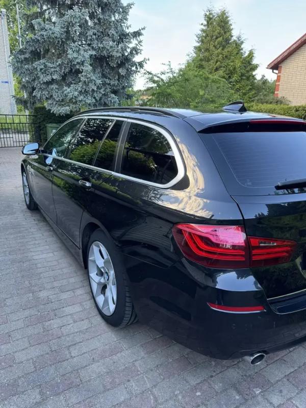 Black BMW 535 2015 in Tukums, with an engine capacity of 3.00 L and mileage of 300 thousand km for 12800 €, photo 5 on AUTOMOTO.COM.LV