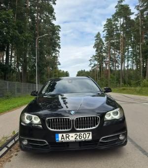 Black BMW 535 2015 in Riga, with an engine capacity of 3.00 L and mileage of 300 thousand km for 10500 €, photo 3 on AUTOMOTO.COM.LV