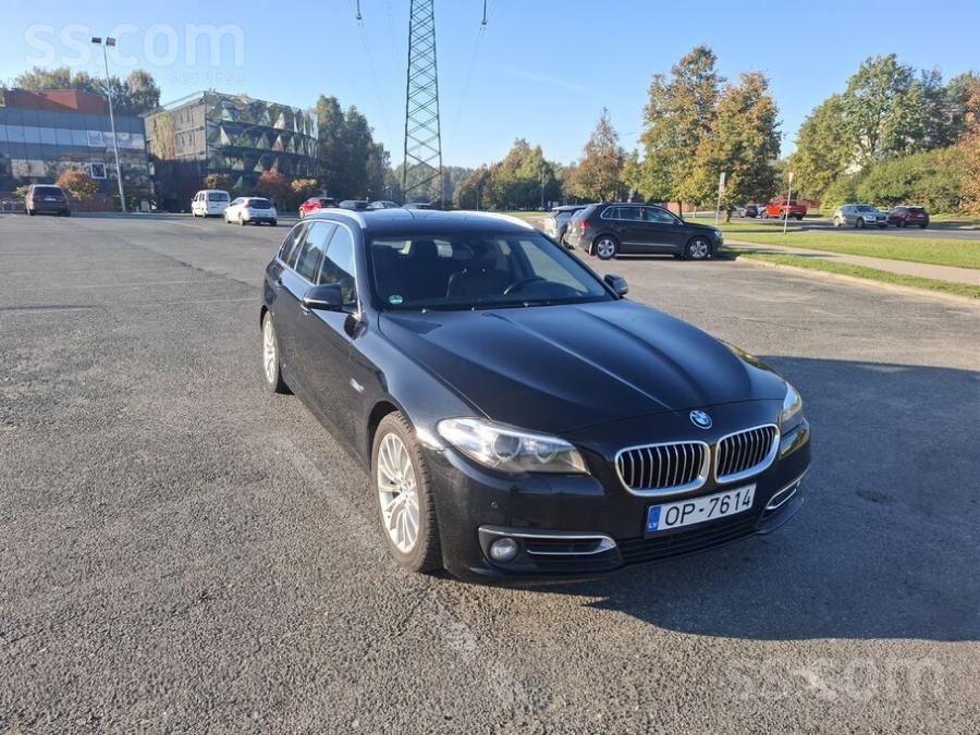 Black BMW 535 2015 in Riga, with an engine capacity of 3.00 L and mileage of 0 thousand km for 11850 €, photo 1 on AUTOMOTO.COM.LV