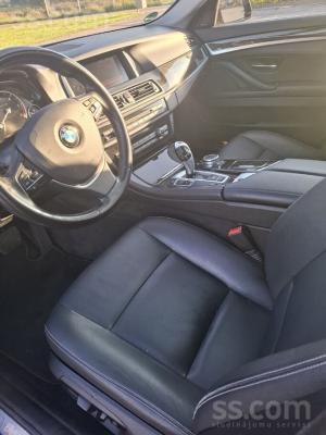 Black BMW 535 2015 in Riga, with an engine capacity of 3.00 L and mileage of 0 thousand km for 11850 €, photo 6 on AUTOMOTO.COM.LV