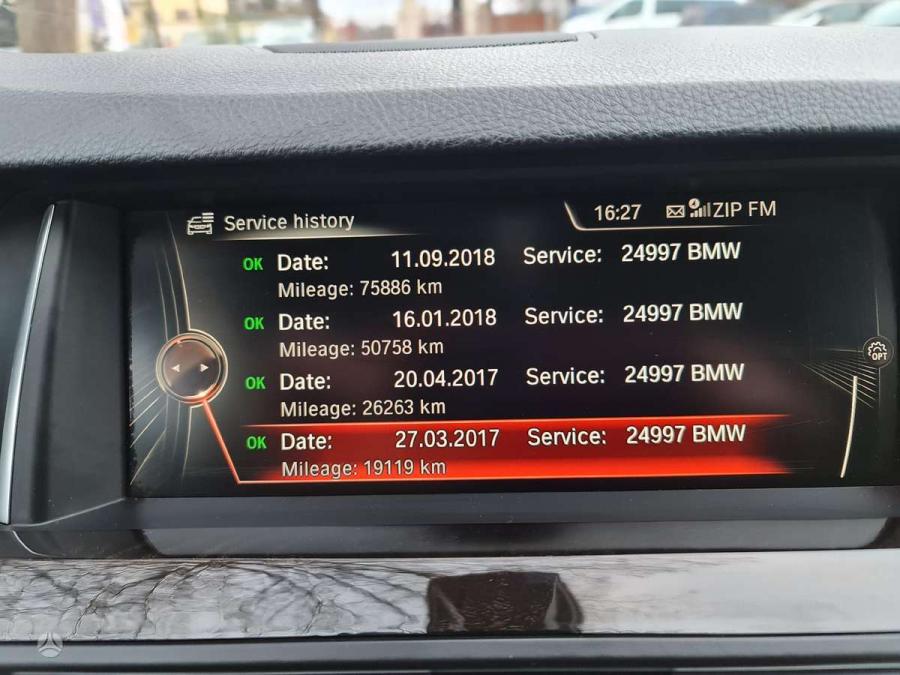 Black BMW 535 2016 in Klaipeda, with an engine capacity of 2.99 L and mileage of 275 thousand km for 13000 €, photo 22 on AUTOMOTO.COM.LV