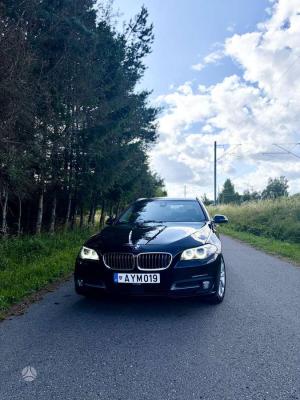 Black BMW 535 2016 in Vilnius, with an engine capacity of 2.99 L and mileage of 291 thousand km for 12950 €, photo 3 on AUTOMOTO.COM.LV