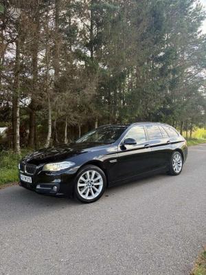 Black BMW 535 2016 in Vilnius, with an engine capacity of 2.99 L and mileage of 291 thousand km for 12950 €, photo 4 on AUTOMOTO.COM.LV