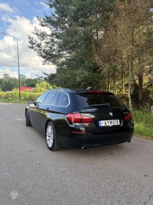 Black BMW 535 2016 in Vilnius, with an engine capacity of 2.99 L and mileage of 291 thousand km for 12950 €, photo 5 on AUTOMOTO.COM.LV