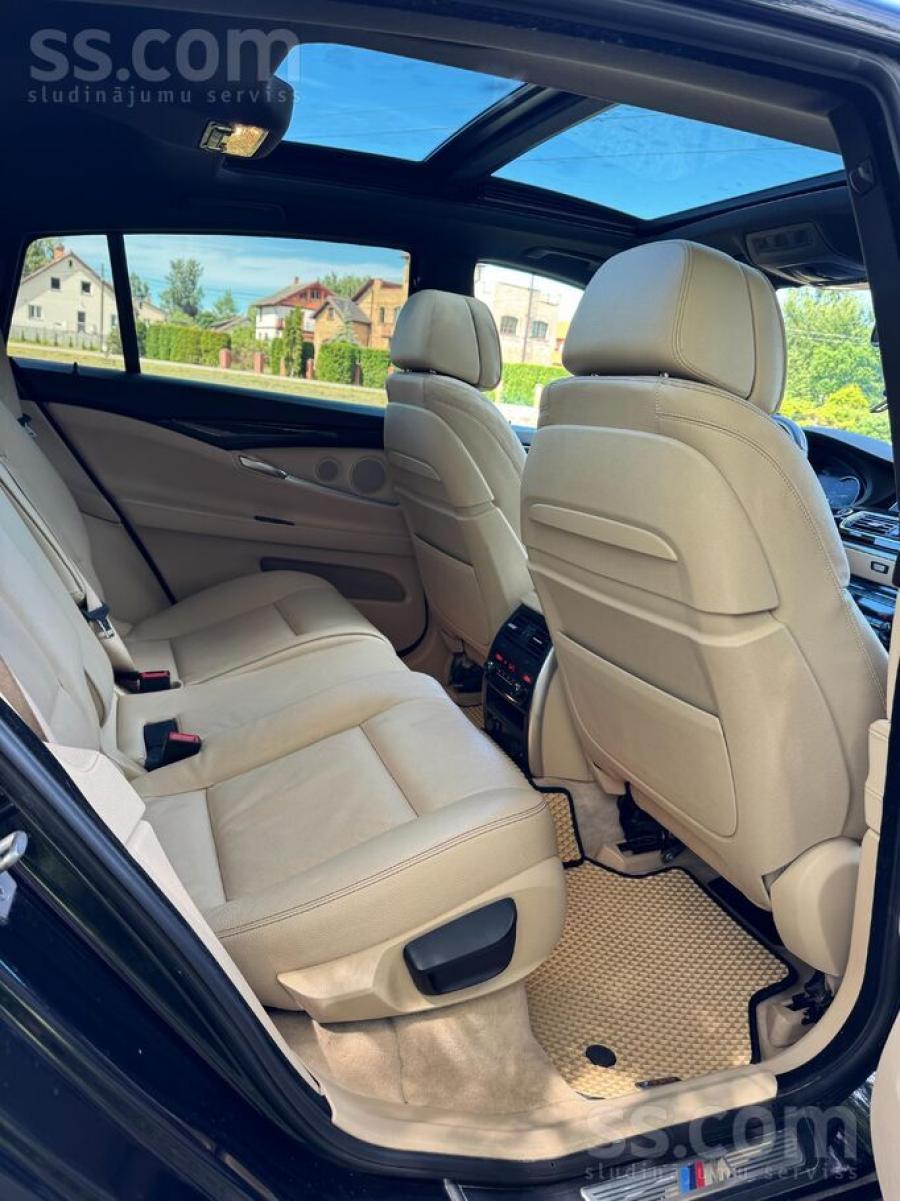 Blue BMW 535 2015 in Riga, with an engine capacity of 3.00 L and mileage of 198 thousand km for 14990 €, photo 16 on AUTOMOTO.COM.LV