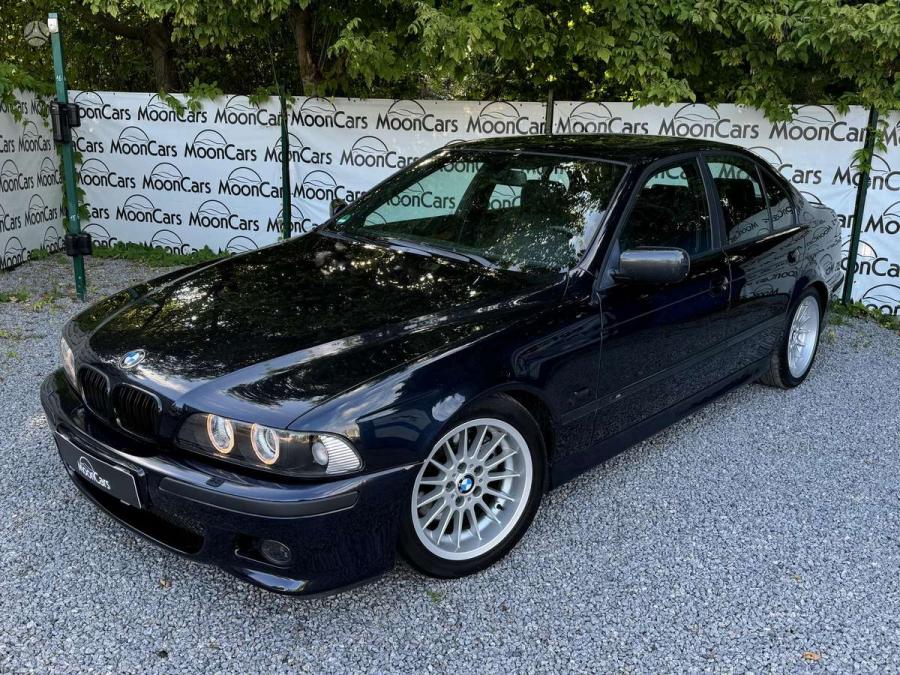 Blue BMW 535 1999 in Vilnius, with an engine capacity of 3.50 L and mileage of 254 thousand km for 6900 €, photo 1 on AUTOMOTO.COM.LV