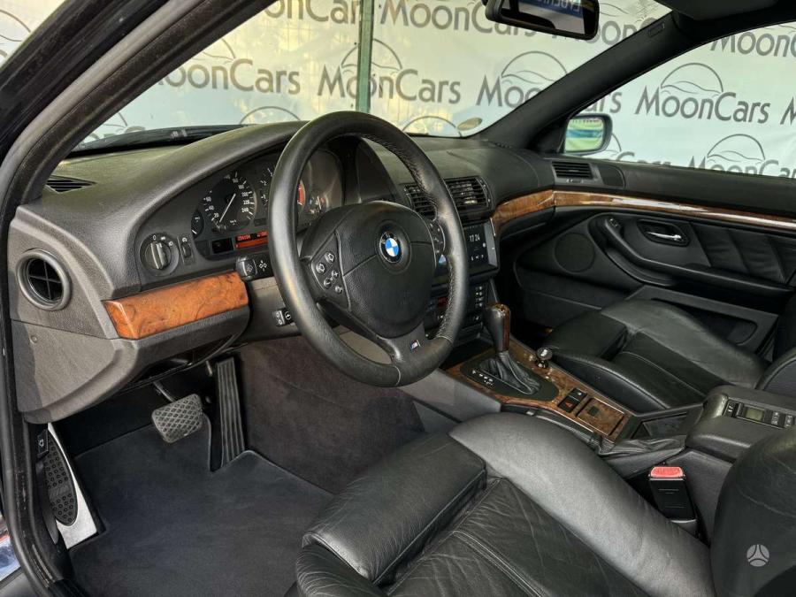 Blue BMW 535 1999 in Vilnius, with an engine capacity of 3.50 L and mileage of 254 thousand km for 6900 €, photo 10 on AUTOMOTO.COM.LV