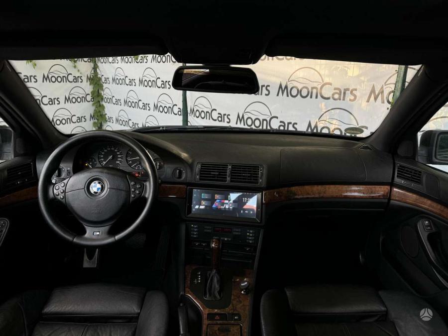 Blue BMW 535 1999 in Vilnius, with an engine capacity of 3.50 L and mileage of 254 thousand km for 6900 €, photo 11 on AUTOMOTO.COM.LV