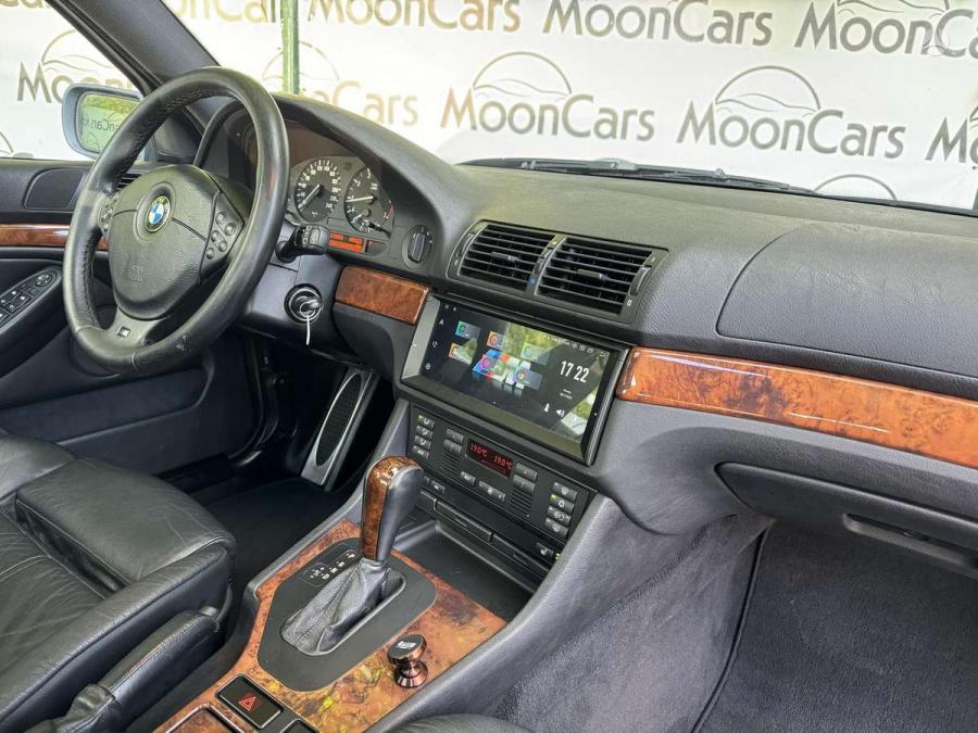 Blue BMW 535 1999 in Vilnius, with an engine capacity of 3.50 L and mileage of 254 thousand km for 6900 €, photo 14 on AUTOMOTO.COM.LV