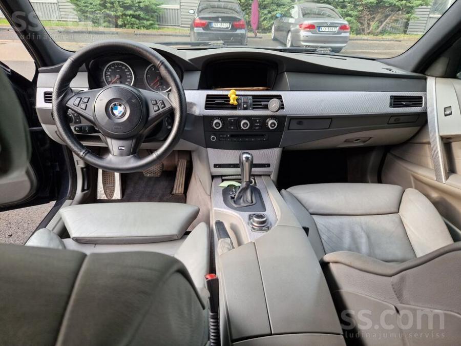 Zils BMW 535 2004 Rīga, ar dzinēja tilpumu 3.00 L un nobraukumu 370 tūkst. km par 6750 €, foto 7 vietnē AUTOMOTO.COM.LV