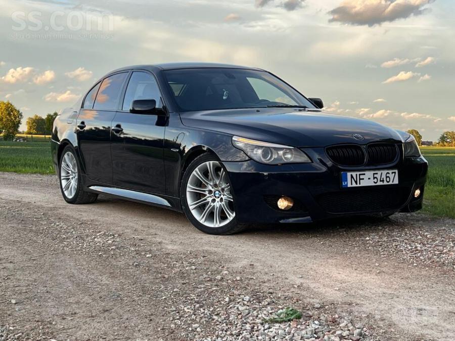 Blue BMW 535 2005 in Jelgava, with an engine capacity of 3.00 L and mileage of 0 thousand km for 3990 €, photo 1 on AUTOMOTO.COM.LV