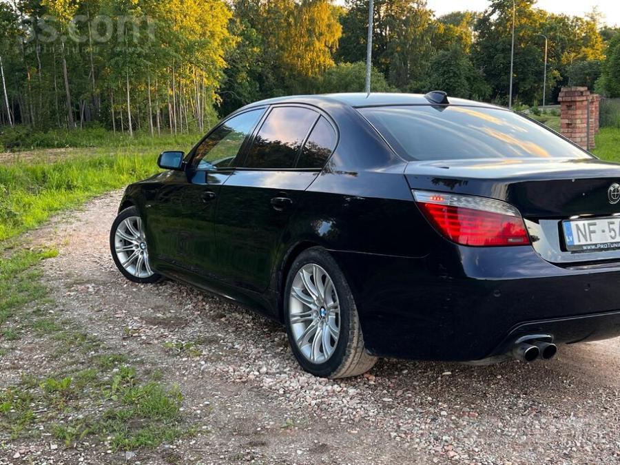Blue BMW 535 2005 in Jelgava, with an engine capacity of 3.00 L and mileage of 0 thousand km for 3990 €, photo 4 on AUTOMOTO.COM.LV