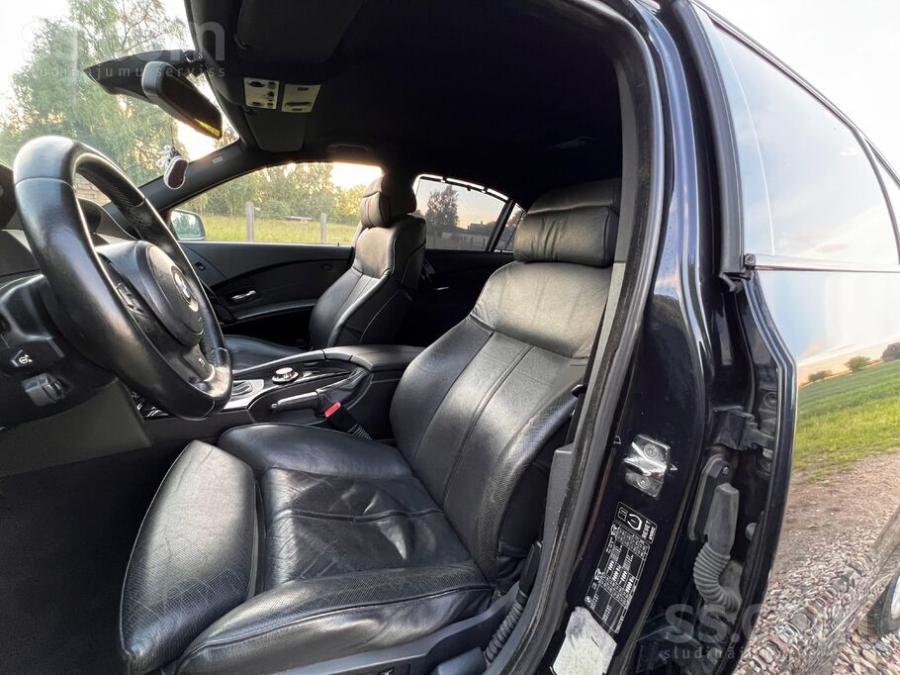Blue BMW 535 2005 in Jelgava, with an engine capacity of 3.00 L and mileage of 0 thousand km for 3990 €, photo 6 on AUTOMOTO.COM.LV