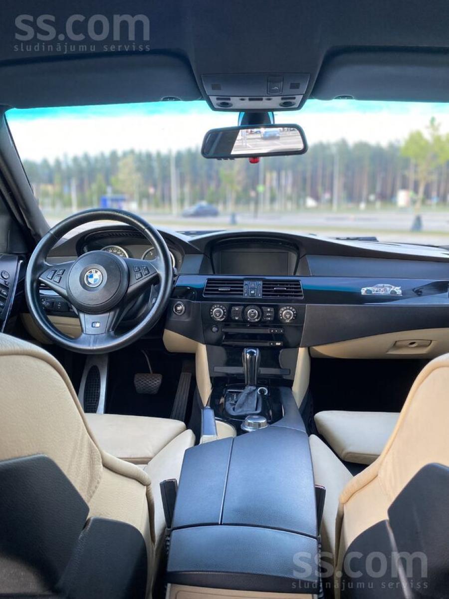 Синий БМВ 535 2005 в Рига, объемом двигателя 3.00 л и пробегом 352 тыс. км за 9000 €, фото 11 на AUTOMOTO.COM.LV
