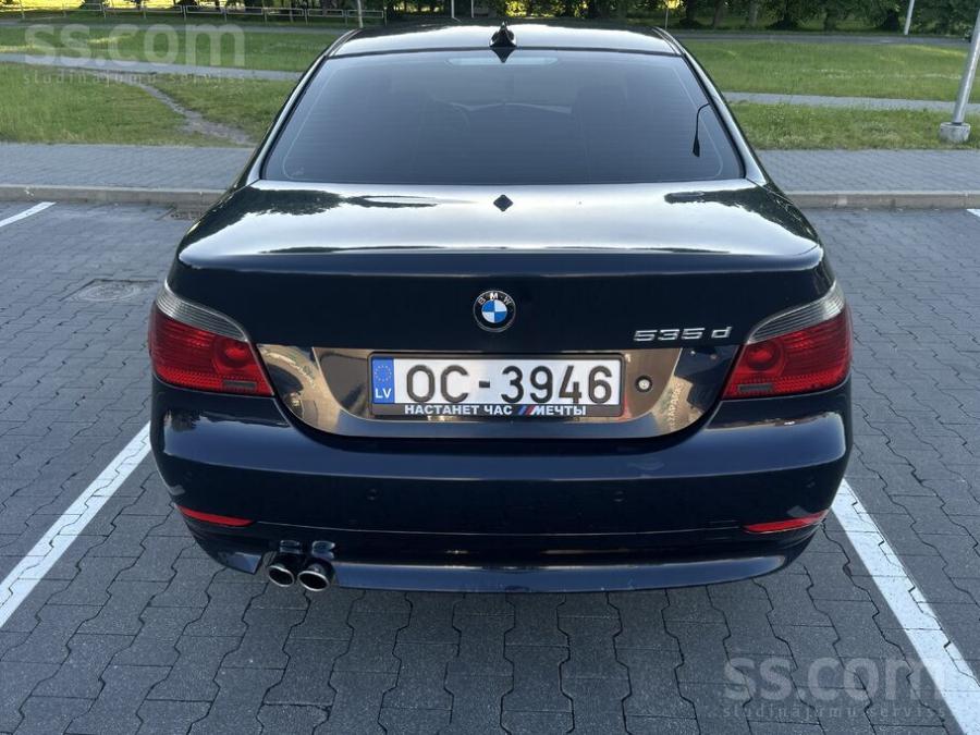 Синий БМВ 535 2006 в Рига, объемом двигателя 3.00 л и пробегом 285 тыс. км за 5350 €, фото 3 на AUTOMOTO.COM.LV