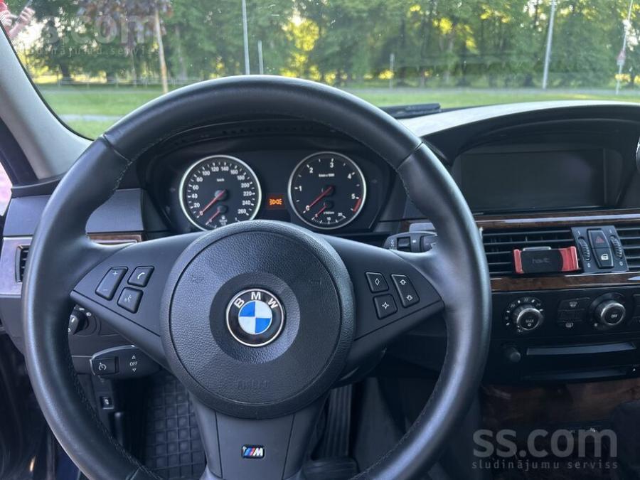 Синий БМВ 535 2006 в Рига, объемом двигателя 3.00 л и пробегом 285 тыс. км за 5350 €, фото 6 на AUTOMOTO.COM.LV
