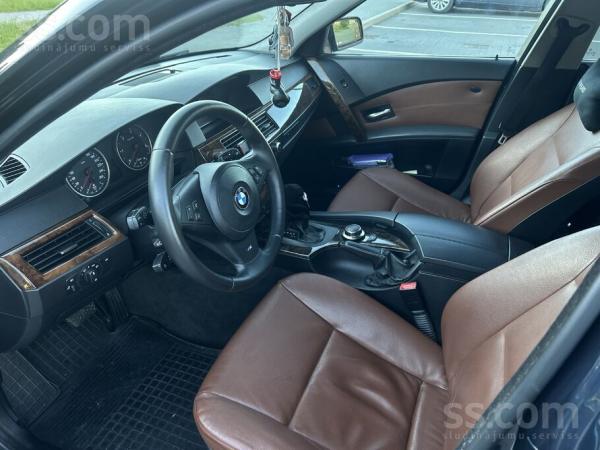 Синий БМВ 535 2006 в Рига, объемом двигателя 3.00 л и пробегом 285 тыс. км за 5350 €, фото 6 на AUTOMOTO.COM.LV