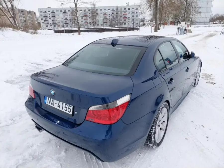 Синий БМВ 535 2006 в Екабпилс, объемом двигателя 3.00 л и пробегом 282 тыс. км за 6900 €, фото 10 на AUTOMOTO.COM.LV