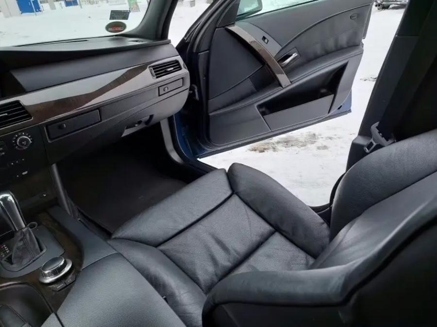 Синий БМВ 535 2006 в Екабпилс, объемом двигателя 3.00 л и пробегом 282 тыс. км за 6900 €, фото 12 на AUTOMOTO.COM.LV