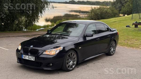 Blue BMW 535 2006 in Riga, with an engine capacity of 3.00 L and mileage of 378 thousand km for 9200 €, photo 1 on AUTOMOTO.COM.LV
