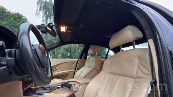 Blue BMW 535 2006 in Riga, with an engine capacity of 3.00 L and mileage of 378 thousand km for 9200 €, photo 4 on AUTOMOTO.COM.LV